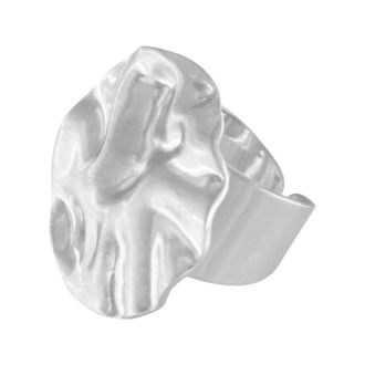 Dansk Copenhagen Elysian Verstellbarer Ring mit unregelm&auml;&szlig;iger Kurve - - Accessories - Damen - Grau - ONE SIZE
