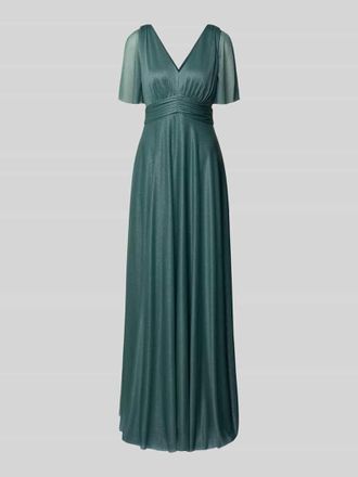 Christian Berg Cocktail Abendkleid mit V-Ausschnitt