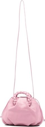 Hereu Femme, Sacs, Rose, Taille: ONE Size Bombon Plaited-handle Handbag