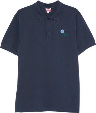 Kenzo Homme, Tops, Bleu, Taille: S Tulip Slim Polo