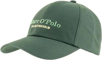 Marc O'Polo Herren Cap gr&uuml;n Baumwolle & Mix