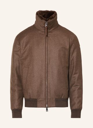 Duno Duno Daunenblouson Onorio Levico Mit Abnehmbarem Kragen braun