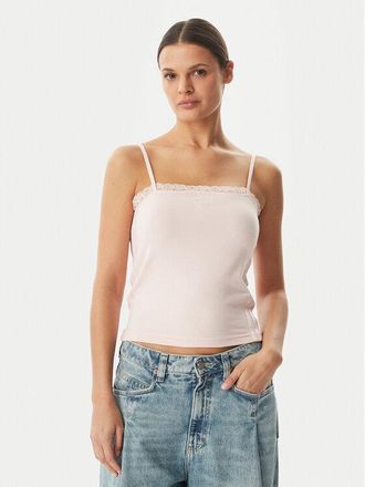 adidas Top KC6438 Rosa Slim Fit