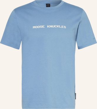 Moose Knuckles T-Shirt Milton blau