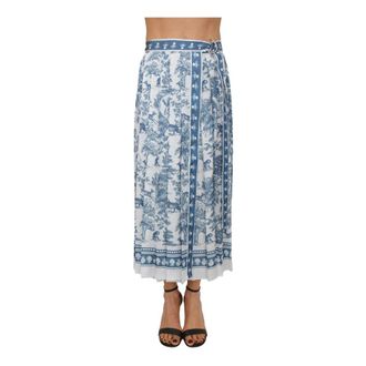 Fracomina Midi-Rock - - Skirts - Damen - Blau - S