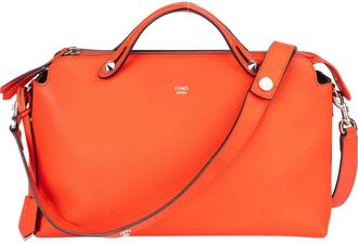 Fendi Crossbody Bags - Fendi Coral Leather By The Way Handbag - Gr. unisize - in Rot - f&uuml;r Damen