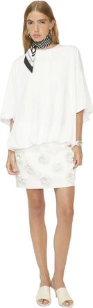 Isabelle Blanche Femme, Blouses et Chemises, Blanc, Taille: 36 FR T-Shirt