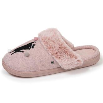 Isotoner Chaussons pantoufles Mules femme ultra confortables et l&eacute;gers, mousse &agrave; m&eacute;moire de forme, 38 EU, rose chin&eacute;