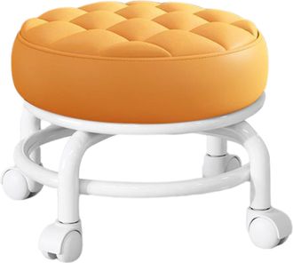 Generico Drehhocker, kleine 360&deg; drehbare Bank mit R&auml;dern, runde Schminktischst&uuml;hle mit verbesserter Bewegung, Hocker mit verstellbarem Sattel f&uuml;r SPA-Stuhl