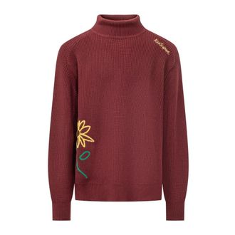 KidSuper Studios Gestrickter Pullover mit Blumenmuster - - Knitwear - Herren - Rot - M