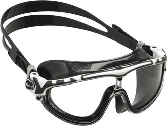 Cressi Skylight-Brille SIL, SCHWARZ/Rahmen Weiss SCHWARZ