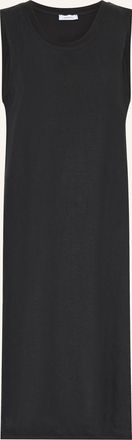 Darling Harbour Darling Harbour Kleid Im Materialmix Mit Leinen schwarz
