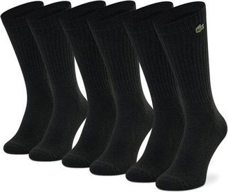 Lacoste Lange Socken RA4182 Schwarz