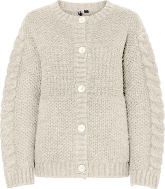 Pieces Pcjacinthe Ls O-Neck Knit Cardigan Mpa B