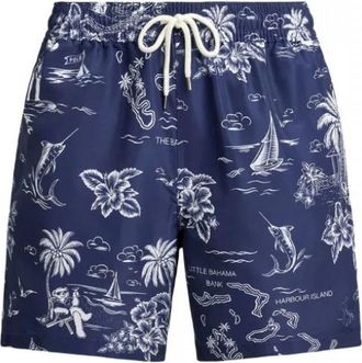 Ralph Lauren Homme, Maillots de bain, Bleu, Taille: M Short de bain imprim&eacute;