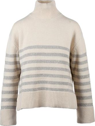 PESERICO Femme, Pulls, Beige, Taille: 36 FR Maglione Lupetto