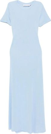 Proenza Schouler Femme, Robes, Bleu, Taille: 40 FR Noelle Jersey Dress