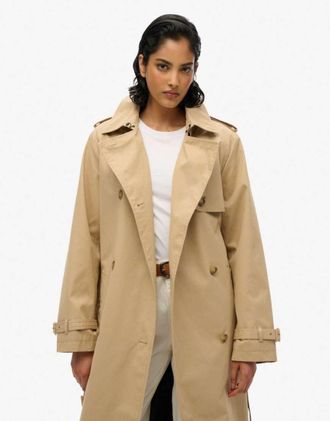 Superdry Classic - Trenchcoat in Shaker-Beige-Neutral