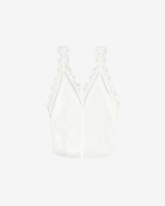 Isabel Marant Top Fradela - Femme - Blanc - Taille 36 - Isabel Marant