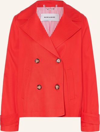 More & More More & More Trench-Jacke rot