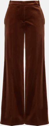 Dorothee Schumacher Weite Hose Elegance Softness aus Samt