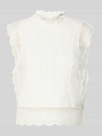 Only Slim Fit Blusentop mit Baumwoll-Viskose-Lyocell-Anteil Modell KARO