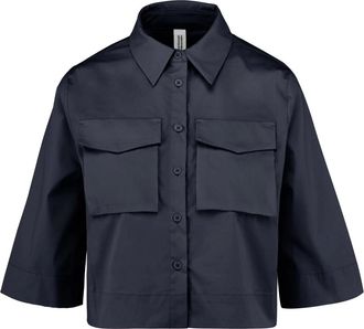 Bomboogie Femme, Blouses et Chemises, Bleu, Taille: 42 FR Short Sleeve Shirt