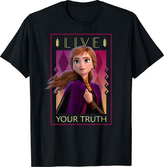 Disney Frozen 2 Anna Live Your Truth Portrait T-Shirt