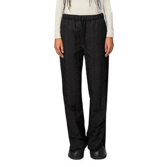 Rains Banja Liner Pants Regular - - Trousers - Damen - Schwarzk - S