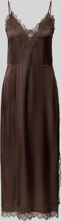 Noisy May Midikleid mit Spitzenbesatz Modell LOUISE