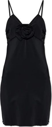 Moschino Femme, Robes, Noir, Taille: 38 FR Robe de Plage &agrave; Bretelles Spaghetti