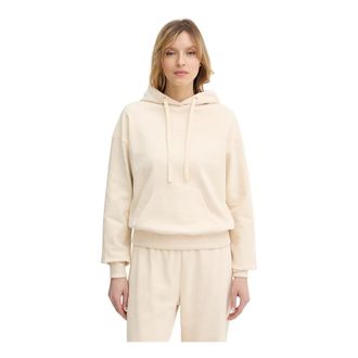 Patrizia Pepe Baumwoll-Sweatshirt mit Kapuze - - Sweatshirts & Hoodies - Damen - Beige - L