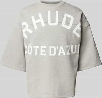 Rhude Oversized T-Shirt mit Label-Print
