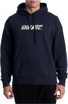 Diesel Homme, Sweatshirts et sweats &agrave; capuche, Bleu, Taille: 2XL SweaT-shirts &agrave; capuche