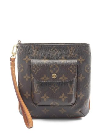 Louis Vuitton pochette Partition monogramm&eacute;e (2002) - Marron