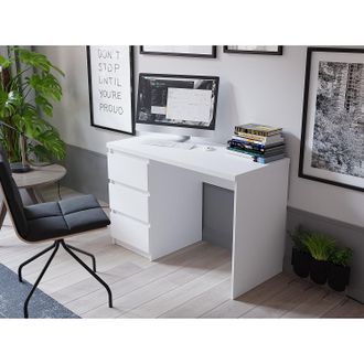 Loftscape home24 Schreibtisch Norai 108 x 73 x 50cm Weiß