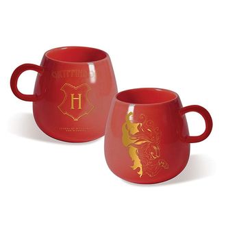 Harry Potter Tasse (INTRICATE HOUSES GRYFFINDOR) ovale Kaffeetasse 315ml in Geschenkbox - Offizielles Lizenzprodukt