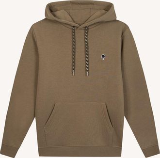 Faguo Sweat à capuche marron coton - DIRAC