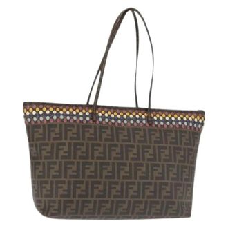 Fendi Pre-owned Canvas Tote Bag - - Pre-owned - Damen - Braun - ONE SIZE