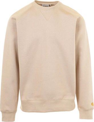 Carhartt Work in Progress Homme, Sweatshirts et sweats &agrave; capuche, Beige, Taille: XL Chase Sweat Crewneck