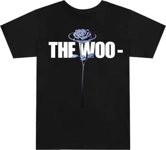 Vlone Vlone, Homme, Tops, Noir, Taille: XL The Woo Tee
