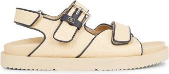Tommy Hilfiger Sandalen Rafia Sporty Sandal FW0FW07896 Beige