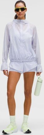 lululemon Short 2-en-1 translucide taille haute pour Femmes - 10 cm - Bleu - Taille 3XS