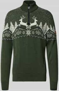 Dale of Norway Wollpullover mit Troyer-Kragen