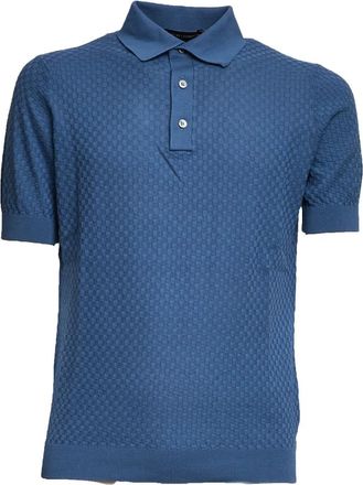 FILIPPO DE LAURENTIIS Homme, Tops, Bleu, Taille: XL Polo &agrave; Manches Courtes