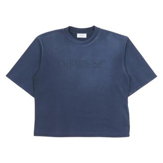 Off-white Femme, Tops, Bleu, Taille: 42 FR T-shirt &agrave; logo imprim&eacute;