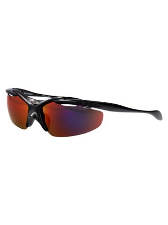 Balenciaga BB0464S Mirrored Lens Sunglasses - Black