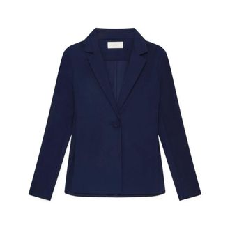 Maliparmi Maliparmi, Femme, Vestes, Bleu, Taille: 40 FR Veste en jersey doux