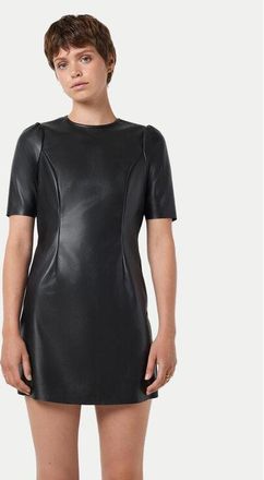 Noisy May Kleid aus Kunstleder Hill 27012545 Schwarz Regular Fit