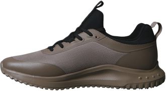 Calvin Klein Herren Eva Runner Laceup Sock Mat Mix Ym0Ym01443 Niedriges Oberteil, Khaki (Taupe Smog/Black), 40 EU